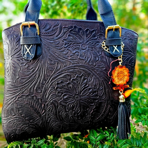 Bags | Authentic Embroidered Leather Handbags | Poshmark